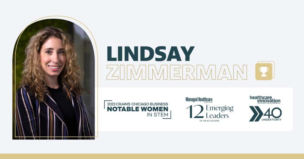 Dr. Lindsay Zimmerman Wins 3 Notable Industry Awards - Upfront Healthcare